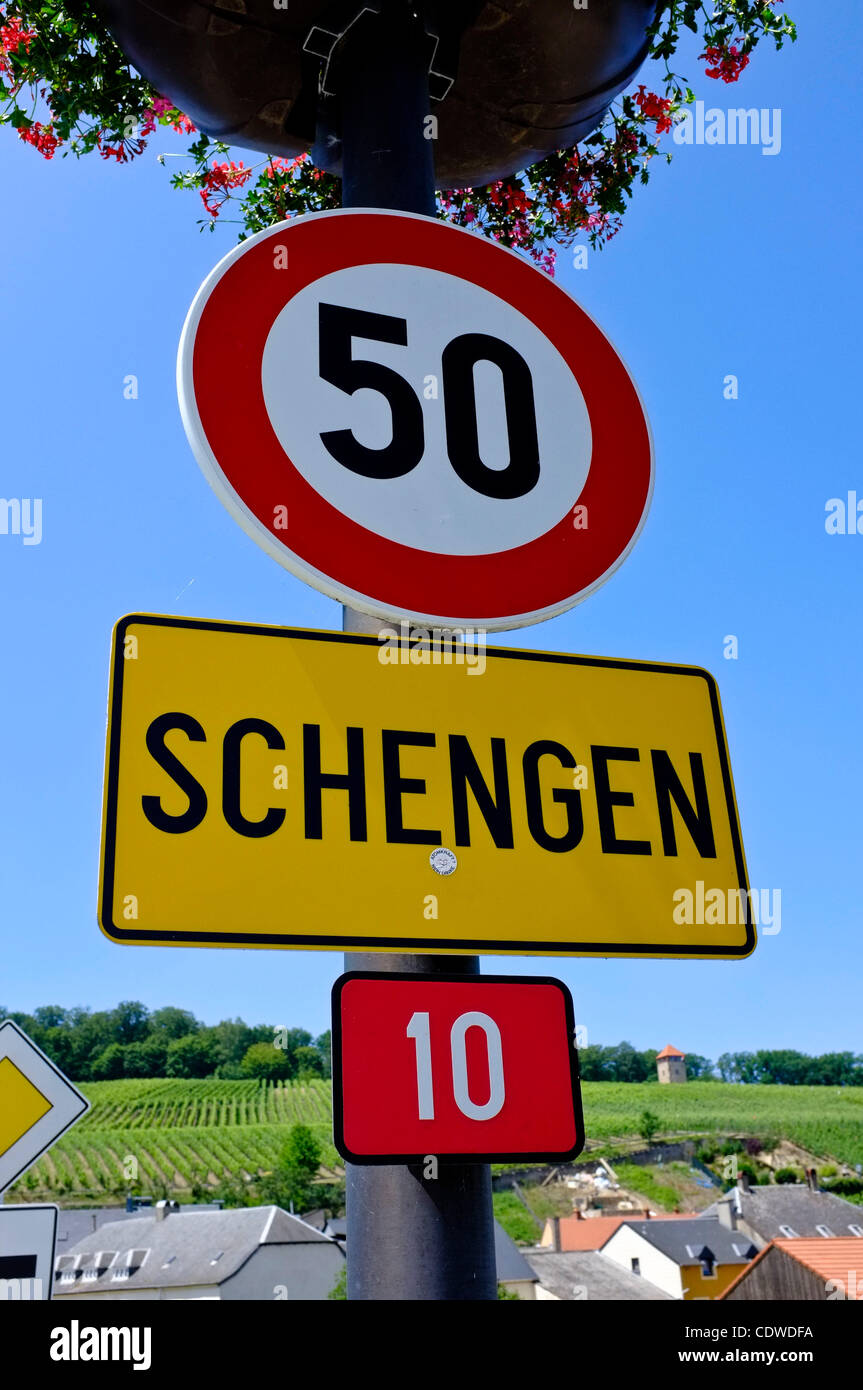 Schengen luxembourg sign schengen High Resolution Stock Photography and ...