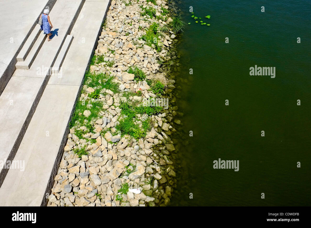 July 4, 2011 - Luxembourg, LUX, Luxembourg - Mosel river in Schengen ...