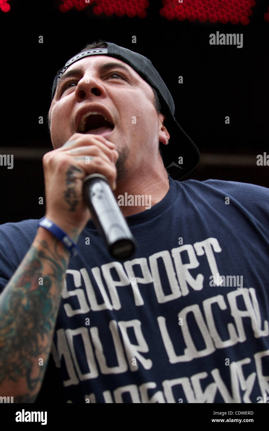 May 24, 2011 - Columbus, Ohio, U.S - POD lead vocalist Sonny Sandoval ...