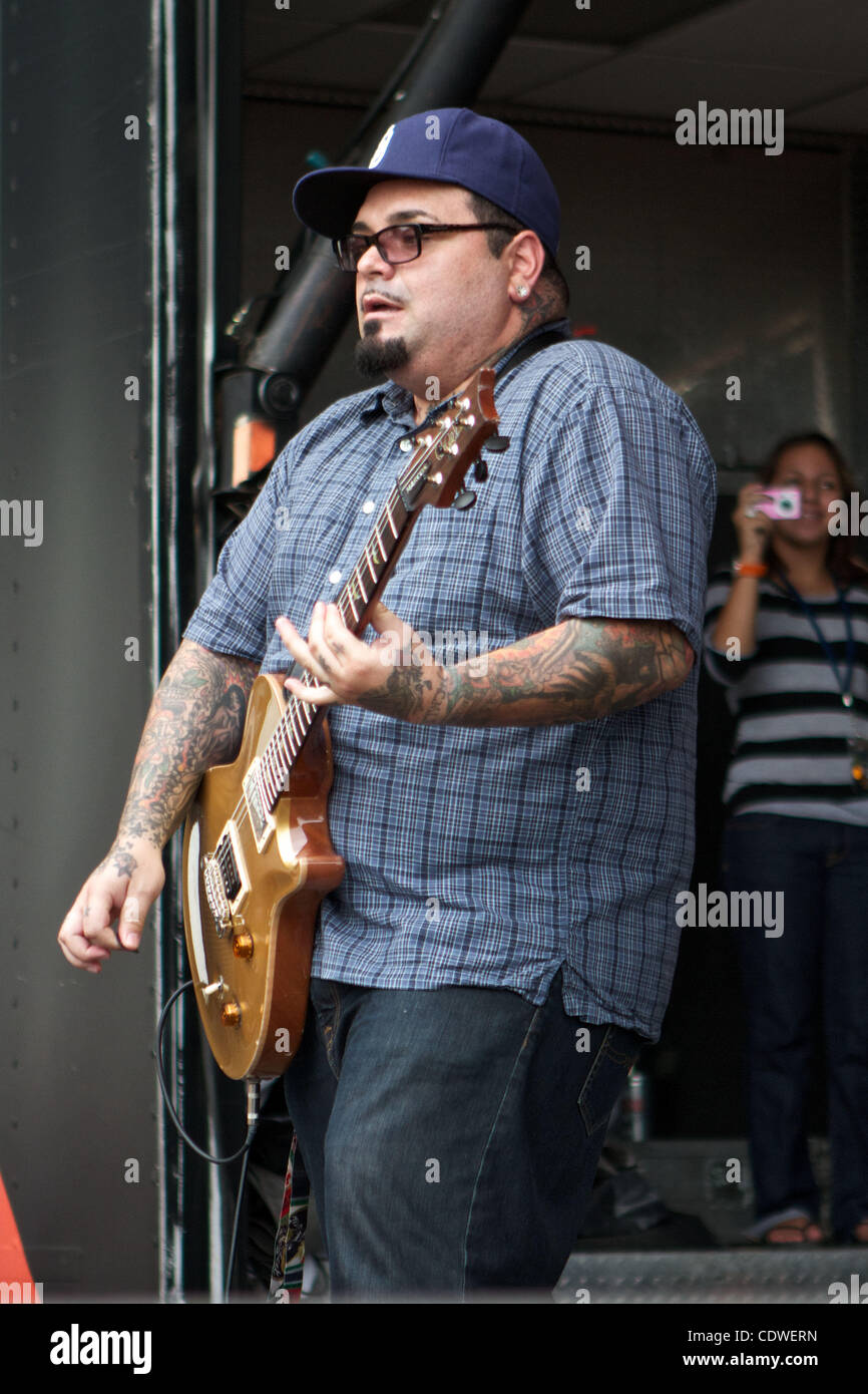 May 24, 2011 - Columbus, Ohio, U.S - POD lead guitarist Marcos Curiel ...
