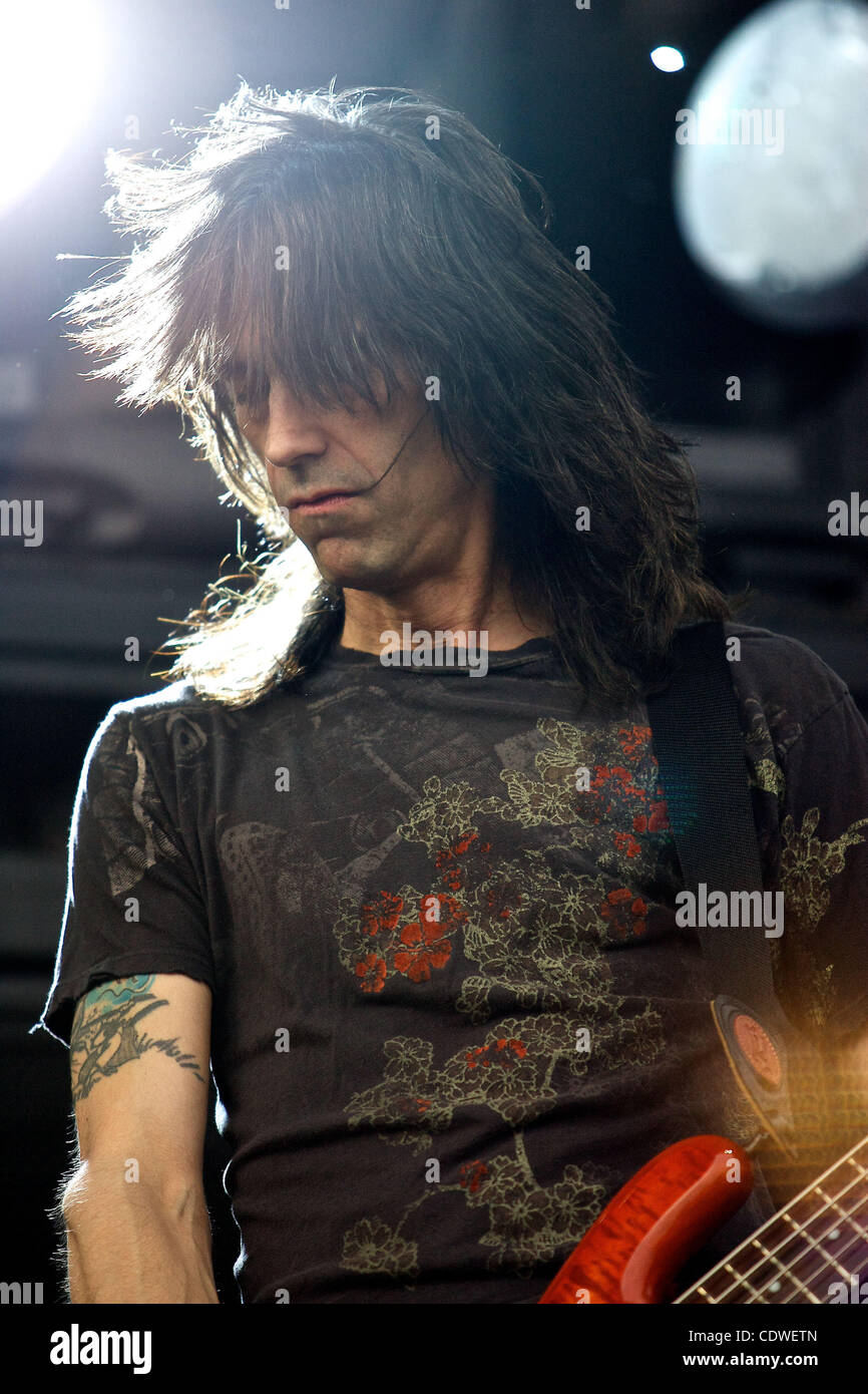 May 24, 2011 - Columbus, Ohio, U.S - Staind bassist Johnny April at ...