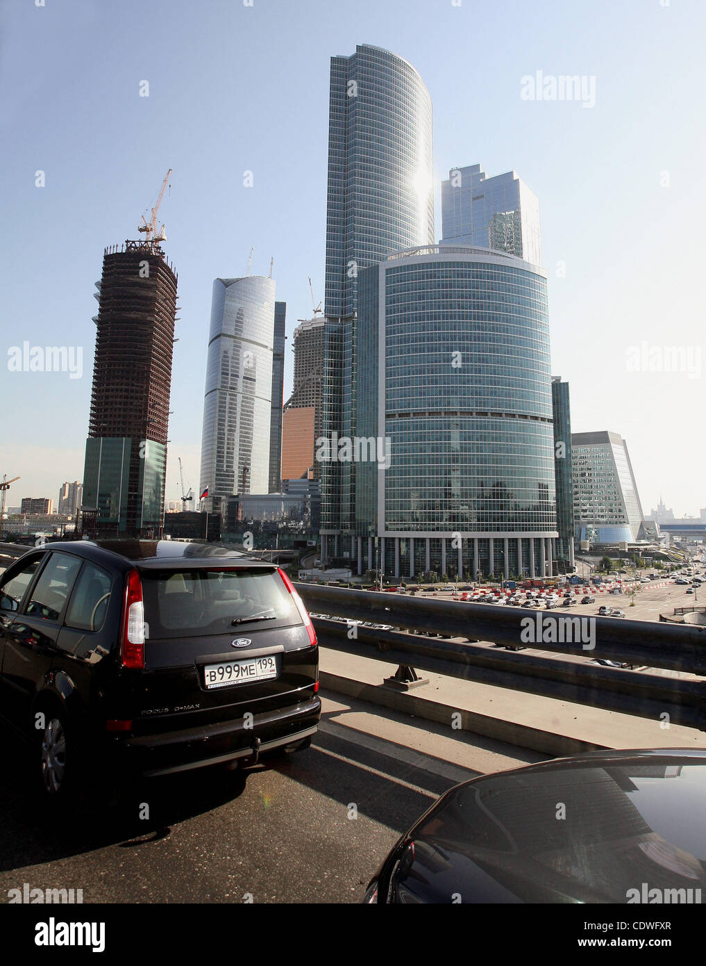 Moscow City ( Moskva city ) business centre in Moscow,Russia Stock ...