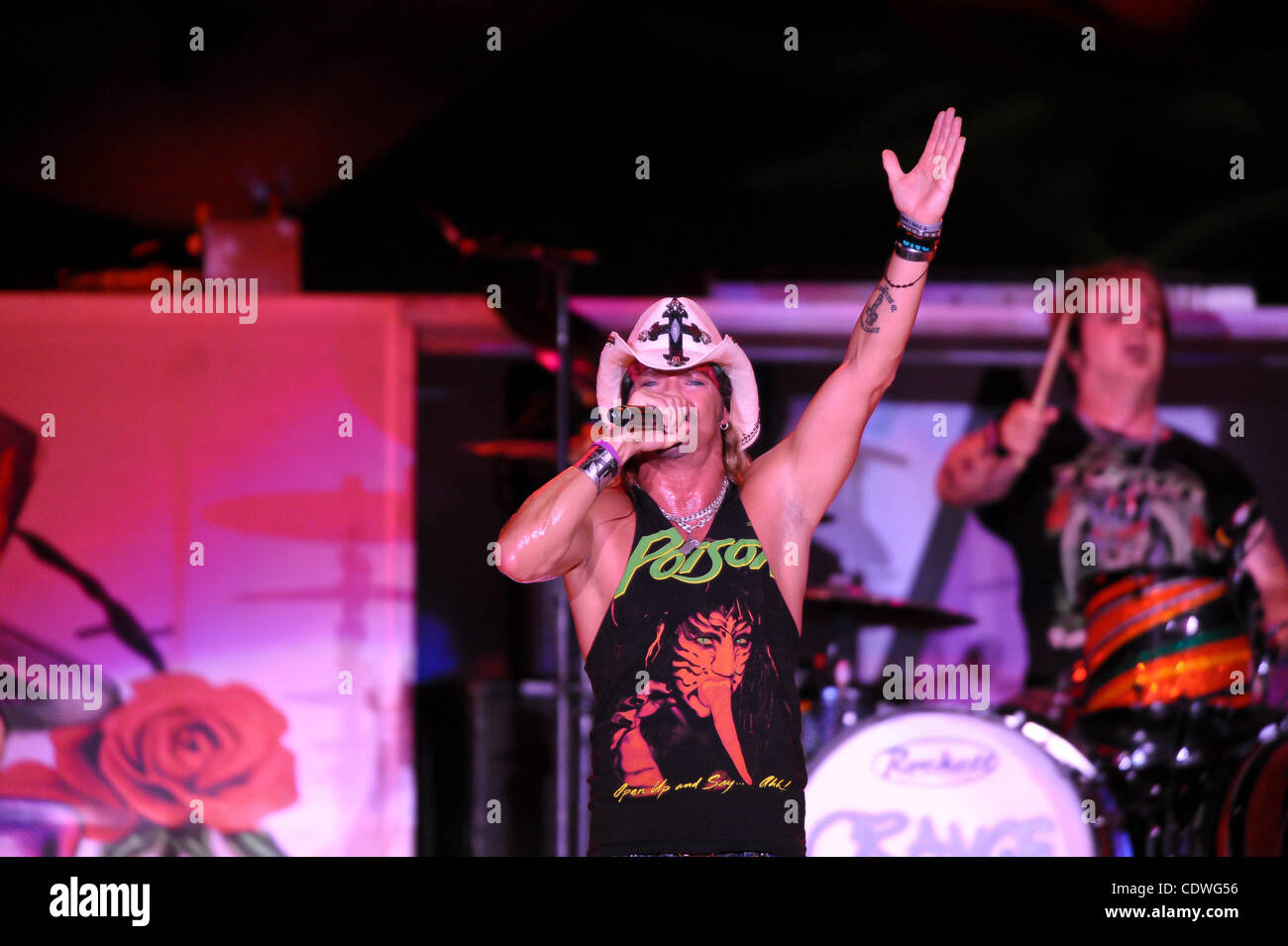 Bret Michaels Lead Singer Poison High Resolution Stock Photography and ...