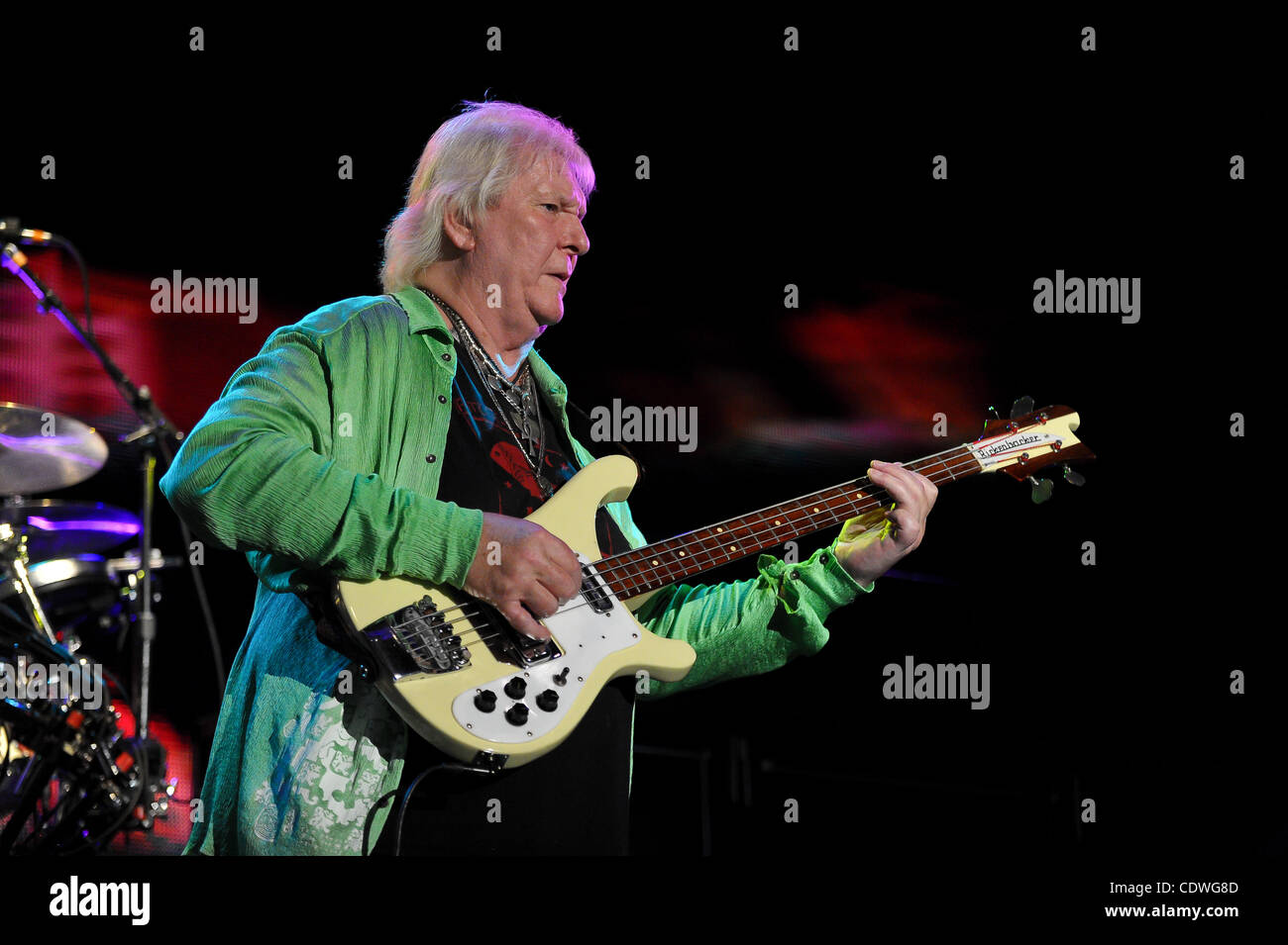 July 15, 2011 - Orange Beach, Alabama, U.S - Yes bassist Chris Squire ...