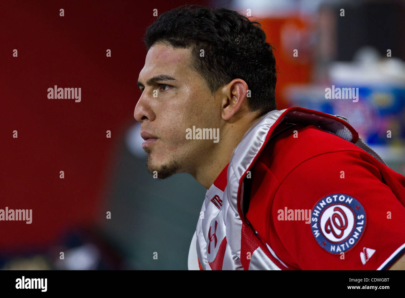 June 4, 2011 - Phoenix, Arizona, U.S - Washington Nationals' catcher ...