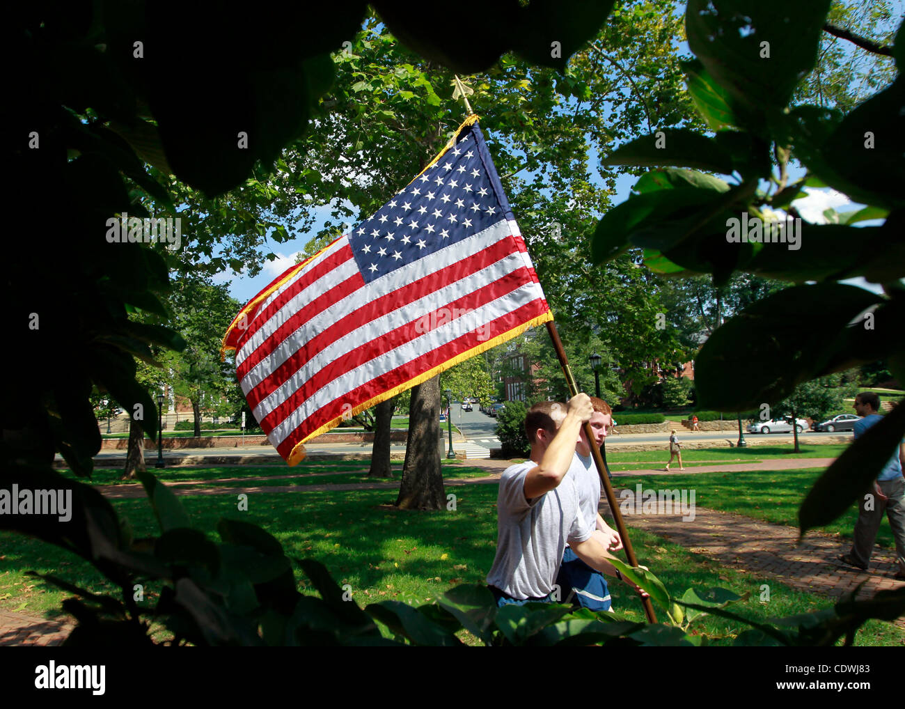 Sept. 11, 2011 - Charlottesville, Virginia - USA; Students from the ...