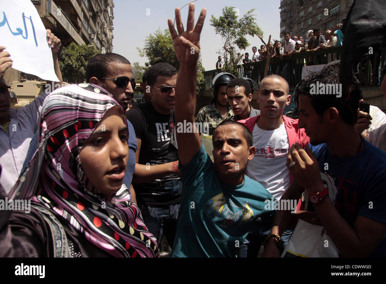 Egyptian protesters shout slogans against Israel during a protest in ...