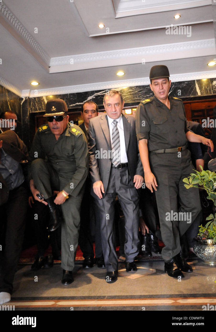 Aug. 26, 2011 - Cairo, Egypt - Egyptian Prime Minister, ESSAM SHARAF ...