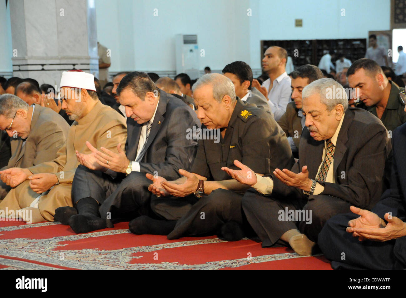 Aug. 26, 2011 - Cairo, Egypt - Egyptian Prime Minister, ESSAM SHARAF ...