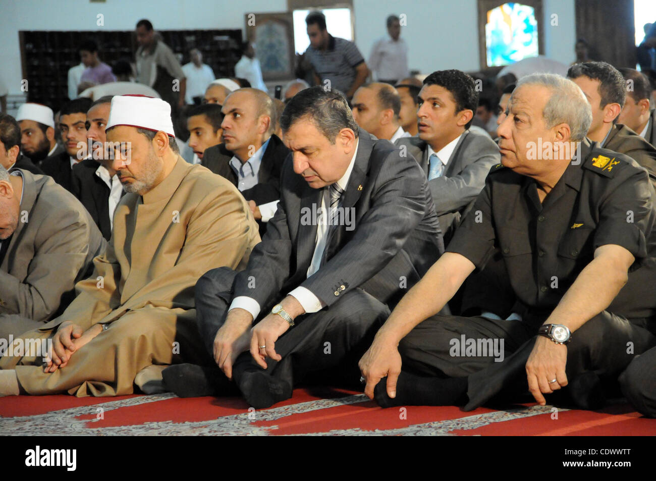 Aug. 26, 2011 - Cairo, Egypt - Egyptian Prime Minister, ESSAM SHARAF ...