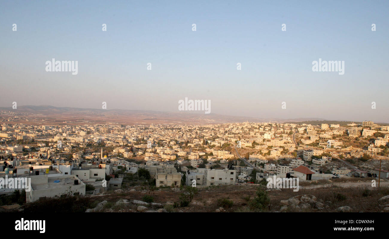 A general view of the Jenin refugee camp Shows the Monuments ...