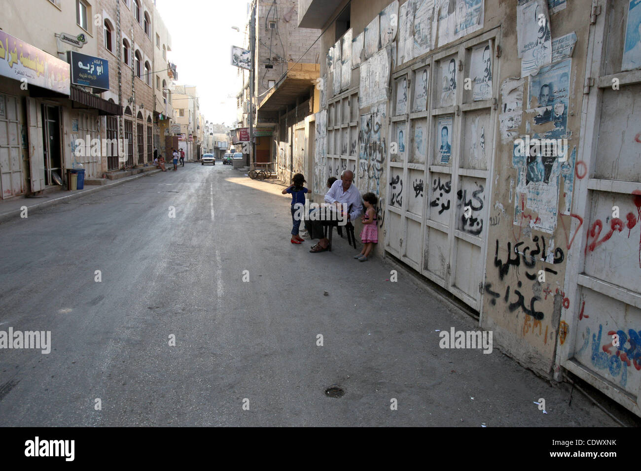 A general view of the Jenin refugee camp in the West Bank city of Jenin ...
