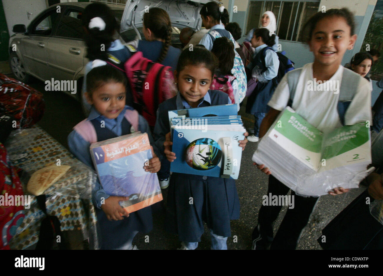 Palestinian students participate in a strike against the Palestinian ...