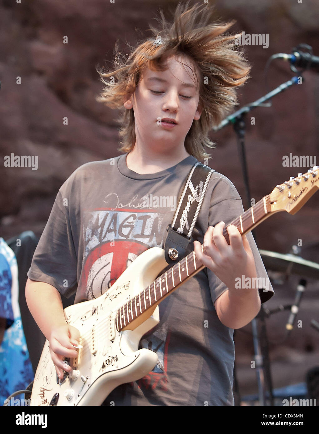 July 23, 2011 - Morrison, Colorado, U.S. - 12-year-old Blues phenom ...