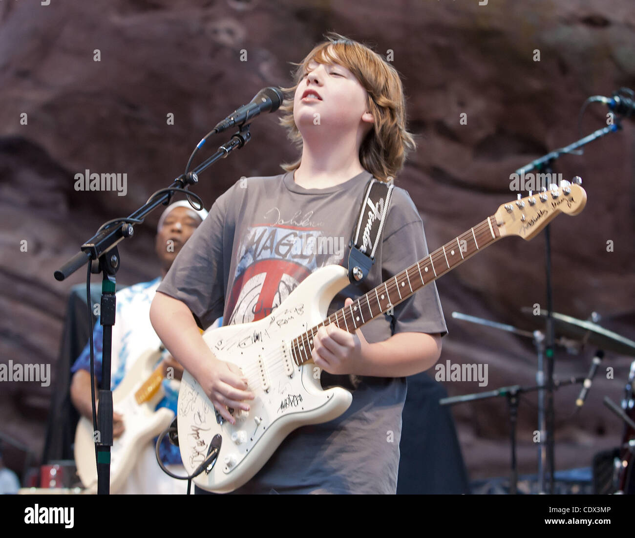 July 23, 2011 - Morrison, Colorado, U.S. - 12-year-old Blues phenom ...