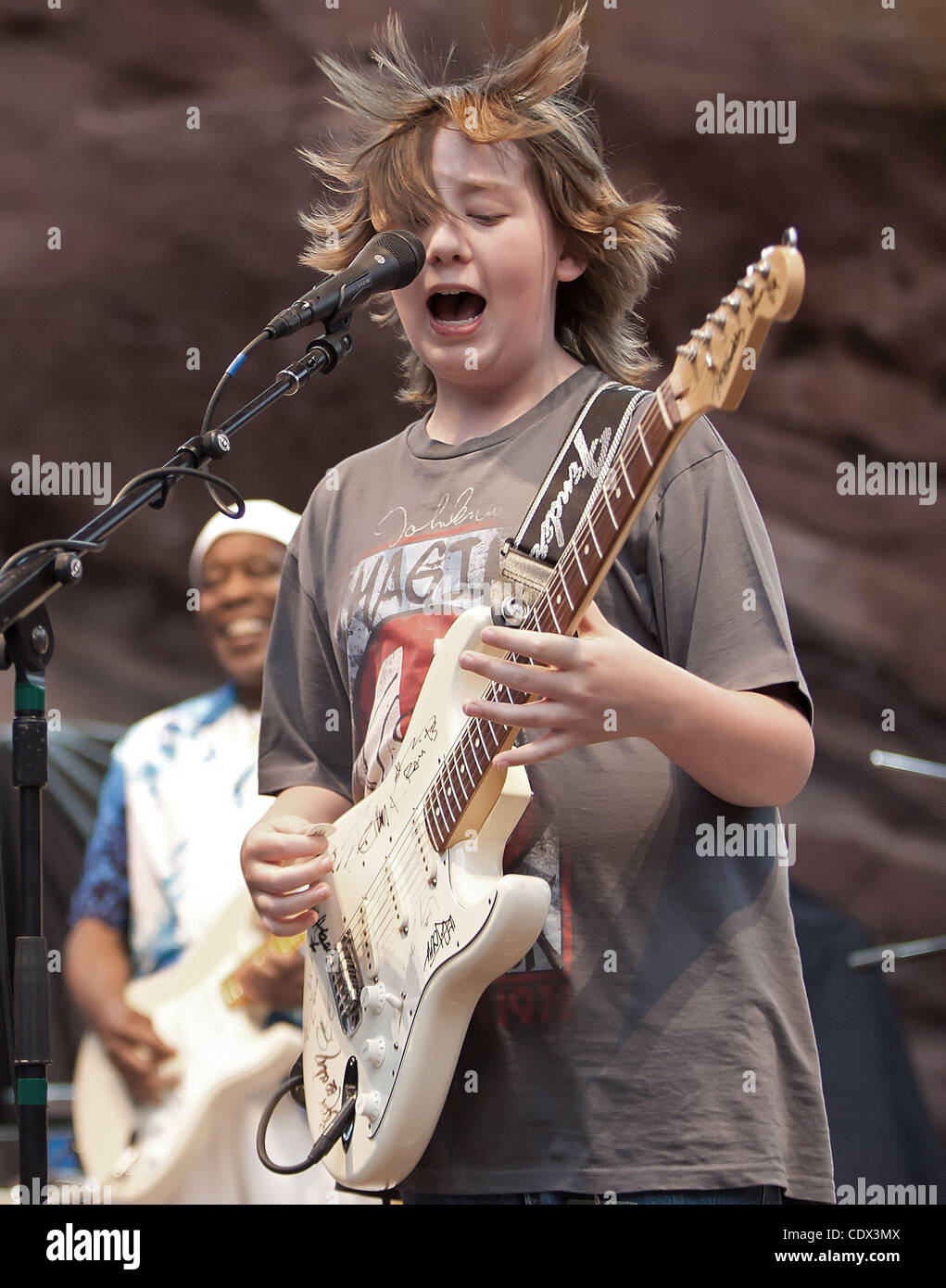 July 23, 2011 - Morrison, Colorado, U.S. - 12-year-old Blues phenom ...