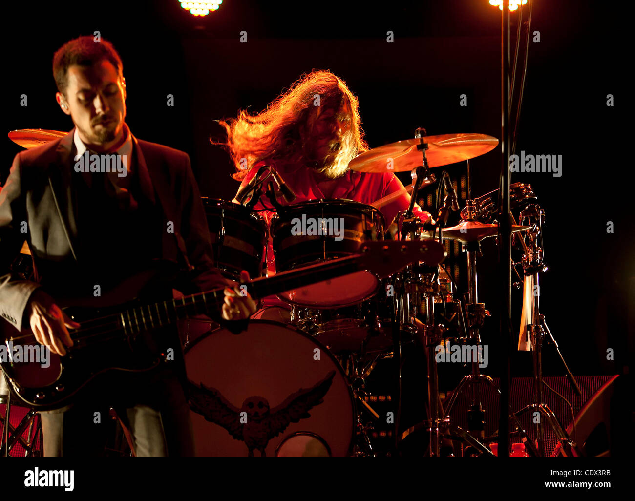 Aug. 04, 2011 - Morrison, Colorado, U.S. - Bassist TOM BLANKENSHIP ...