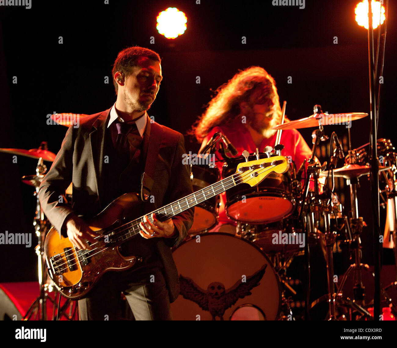 Aug. 04, 2011 - Morrison, Colorado, U.S. - Bassist TOM BLANKENSHIP ...