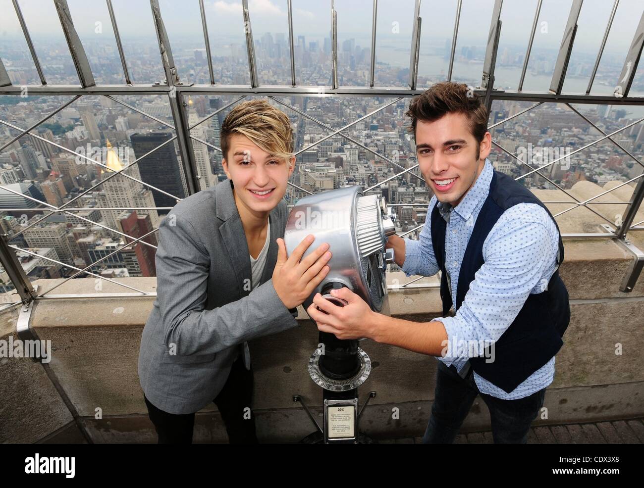 Aug. 18, 2011 - Manhattan, New York, U.S. - Savvy members ANDREW BOWEN ...