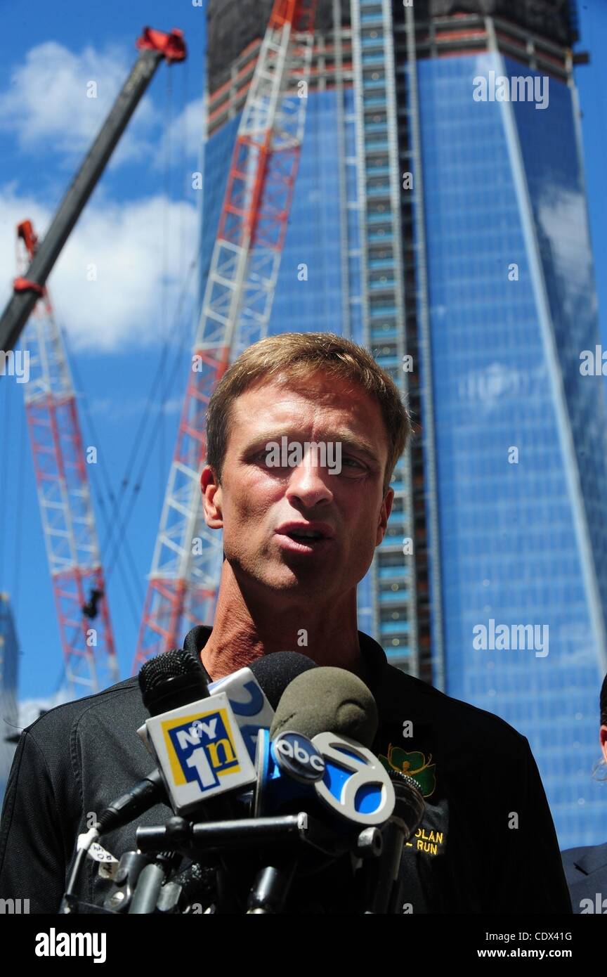 Aug. 22, 2011 - Manhattan, New York, U.S. - Tom Dolan speaks as first ...