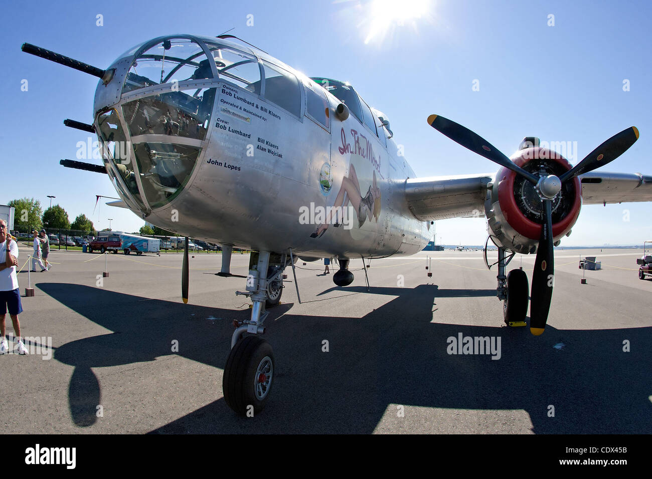 B 25 pilot hi-res stock photography and images - Alamy