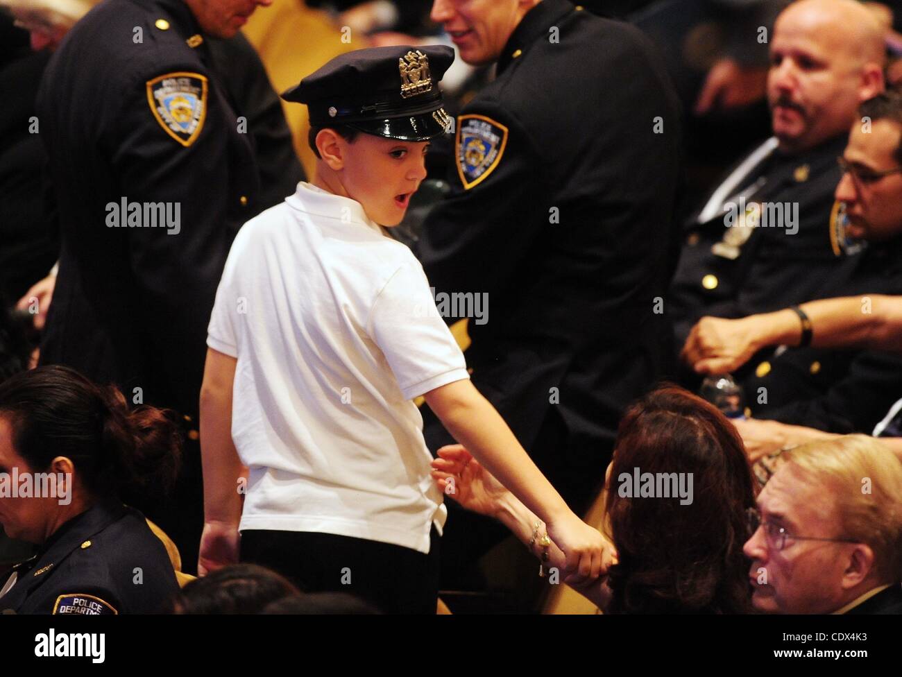 Sept. 8, 2011 - Manhattan, New York, U.S. - Matthew, son of Police ...