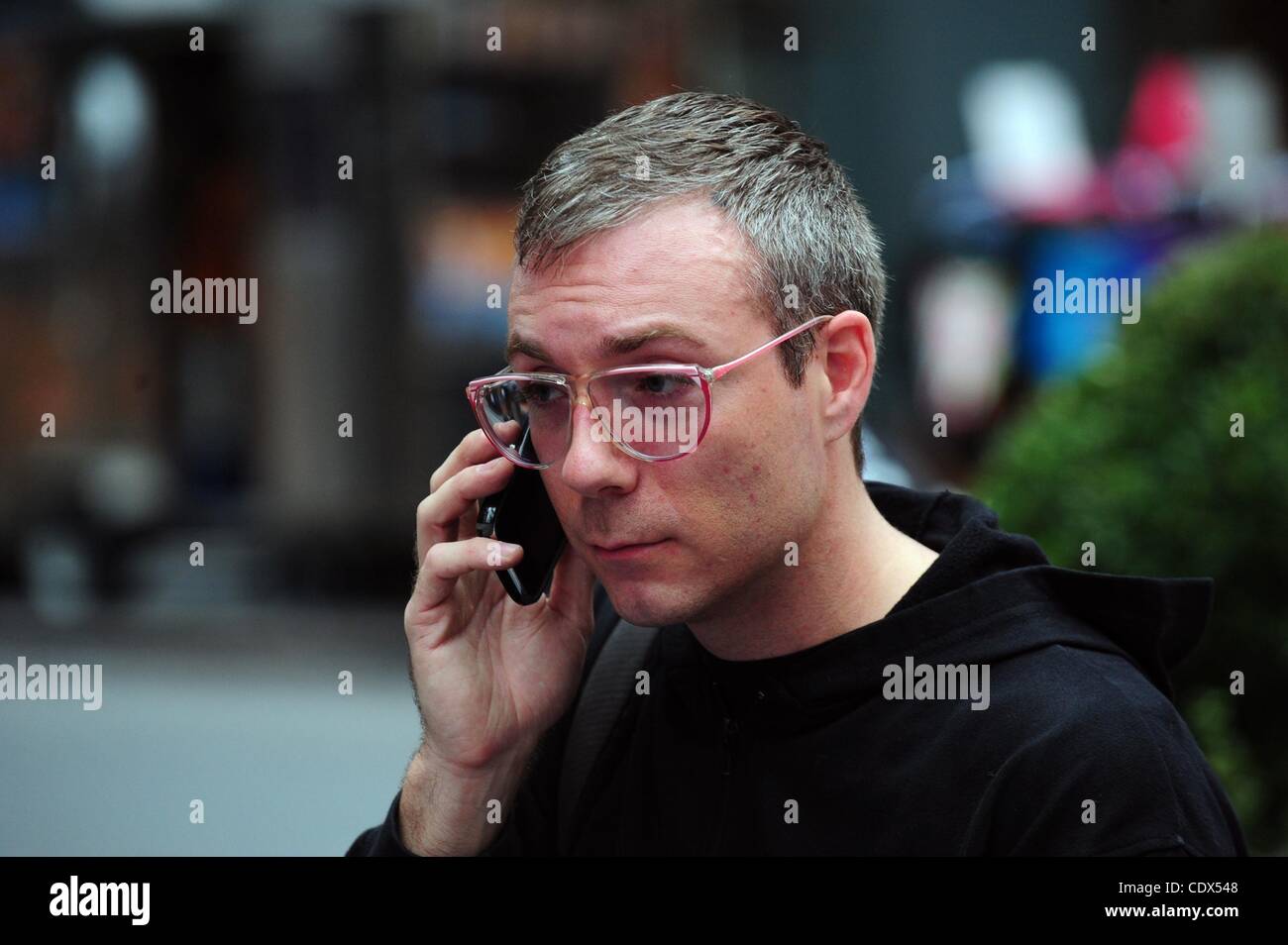 Sept. 29, 2011 - Manhattan, New York, U.S. - Artist ZEFREY THROWELL ...