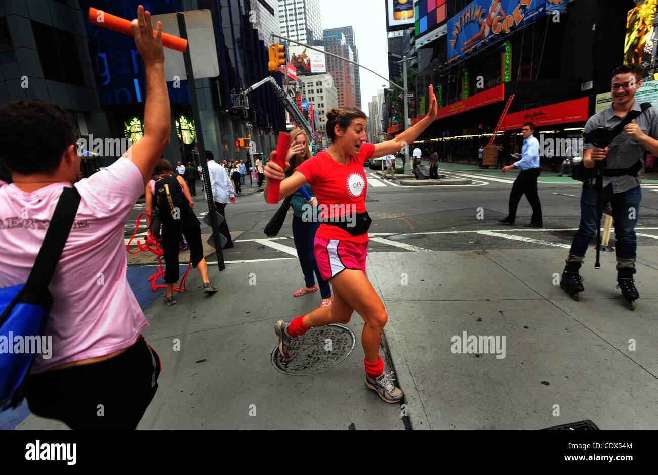 Sept. 29, 2011 - Manhattan, New York, U.S. - First place finisher ...