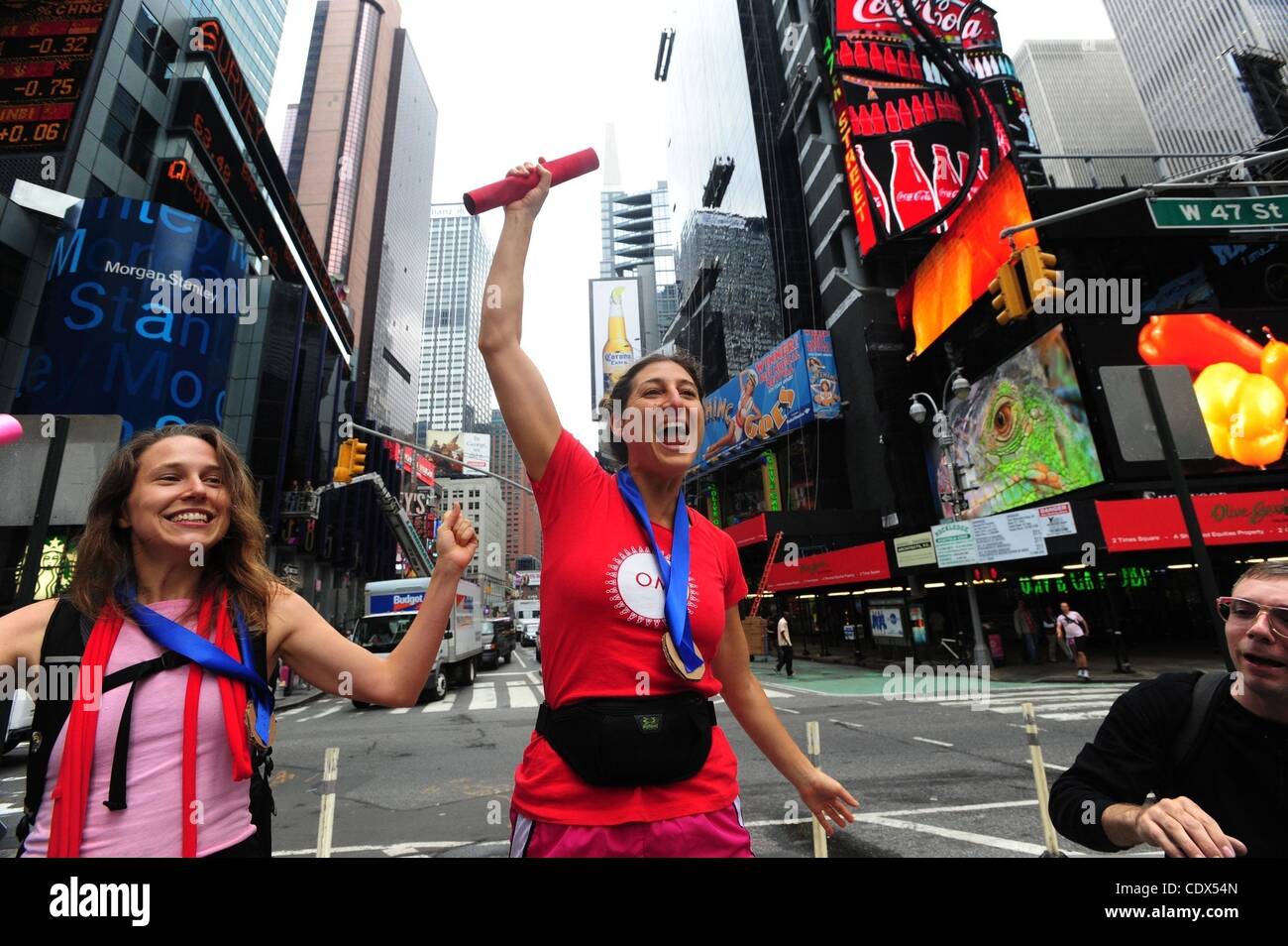 Sept. 29, 2011 - Manhattan, New York, U.S. - Second place finisher ...