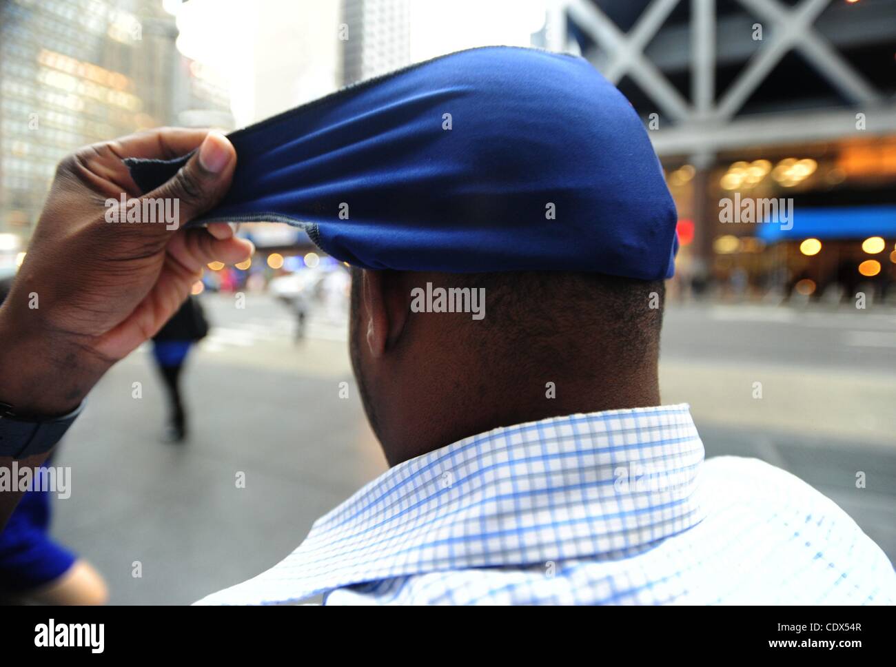 Sept. 29, 2011 - Manhattan, New York, U.S. - AARON HENRY, of Harlem ...