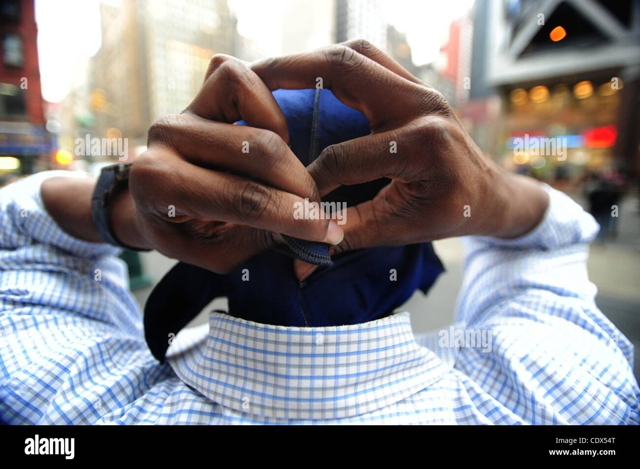 Sept. 29, 2011 - Manhattan, New York, U.S. - AARON HENRY, of Harlem ...