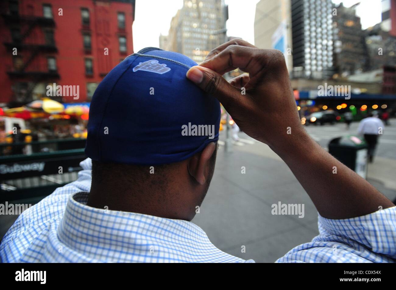 Sept. 29, 2011 - Manhattan, New York, U.S. - AARON HENRY, of Harlem ...
