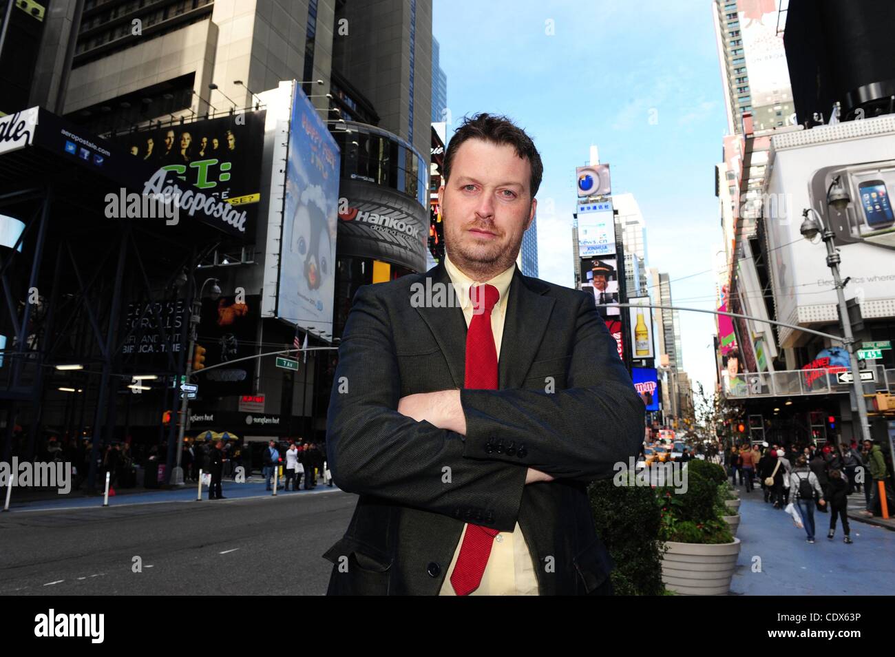 Oct. 28, 2011 - Times Square, New York, New York, U.S. - MILES ROHAN ...