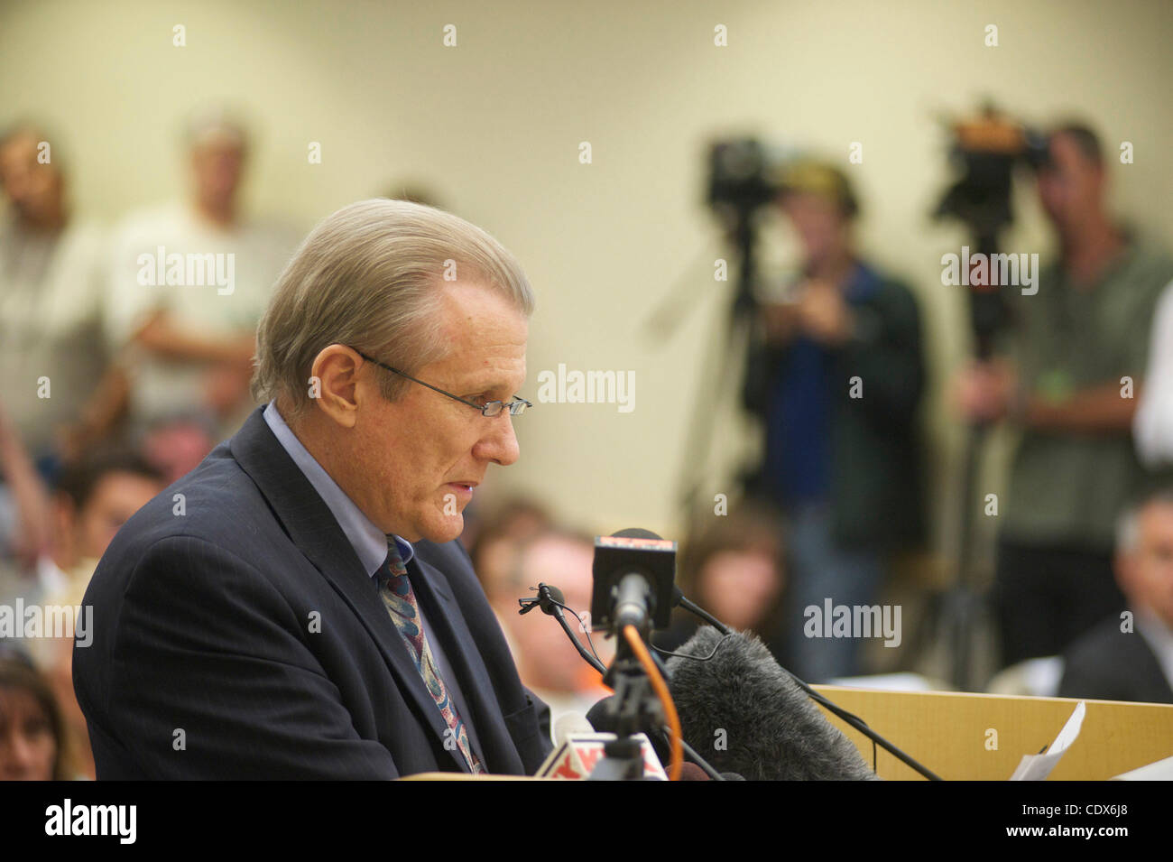 Jack Dean. Crowds gather in protest of the Fullerton, California ...