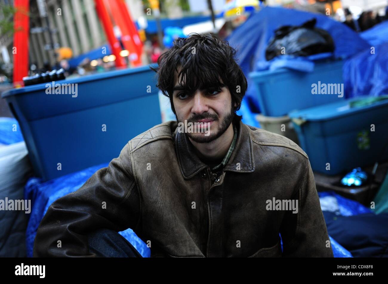 Nov. 4, 2011 - Manhattan, New York, U.S. - Henry Perkins, 21, of Mobile ...