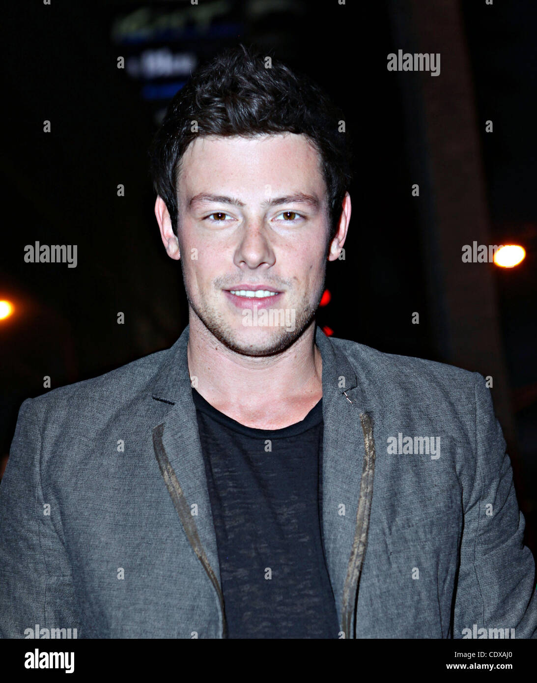 CORY MONTEITH attends the American Horror Story Premiere Stock Photo ...