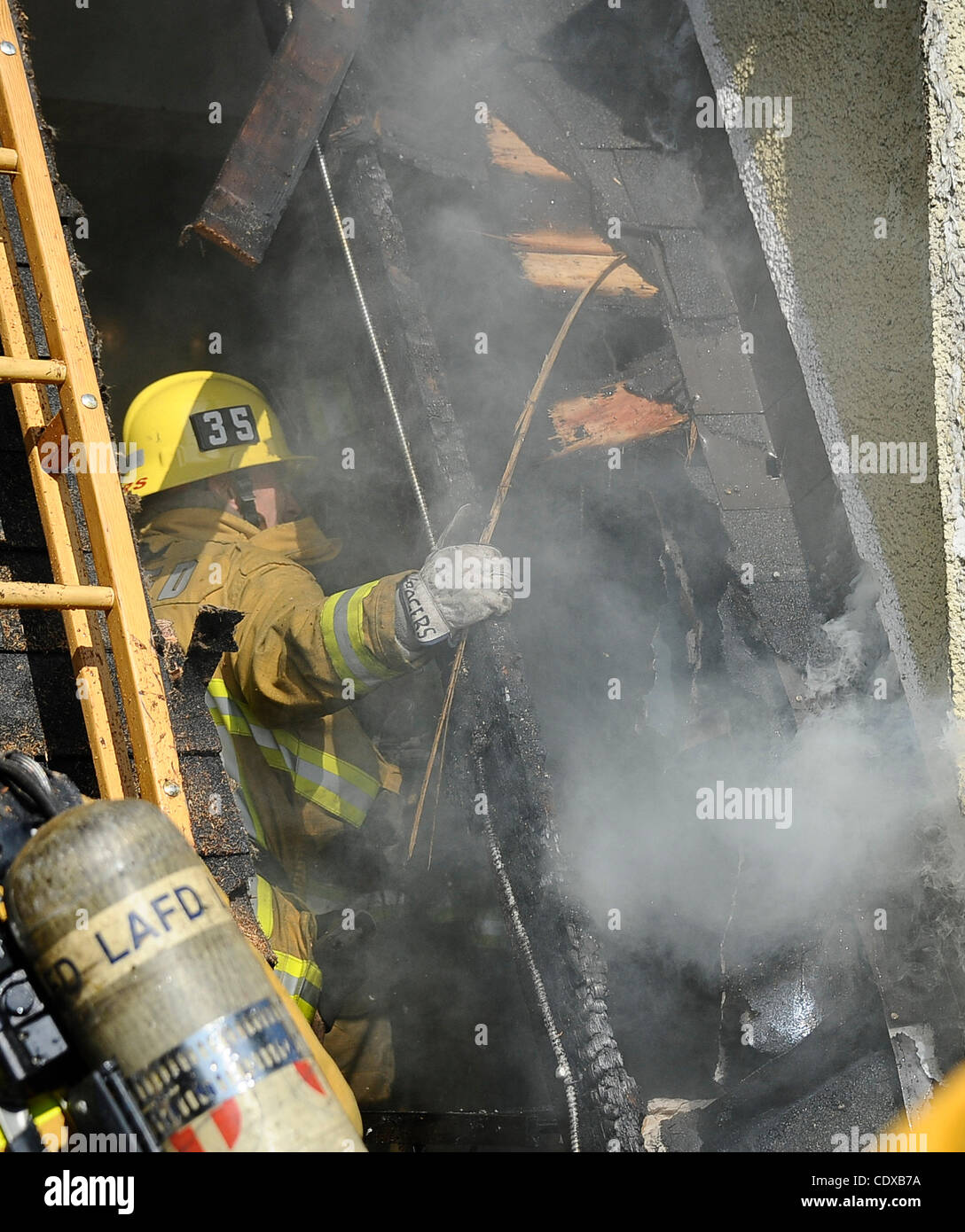 Fire on attic floor hi-res stock photography and images - Alamy