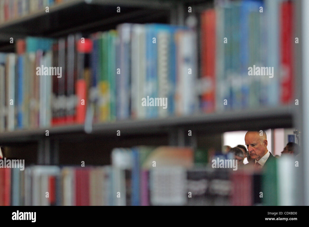 California Gov. Jerry Brown speaks before he signs Assembly Bill 130 ...