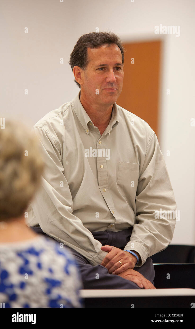 Aug 3, 2011 - Harlan, Iowa, U.S. - Former Pennsylvania Senator and ...