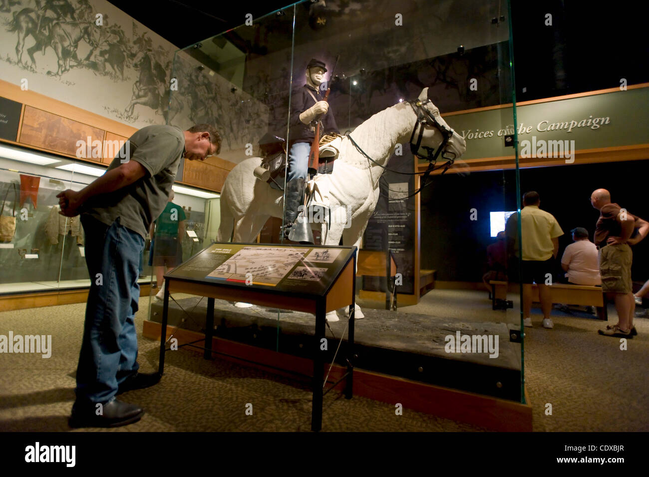 Aug 03, 2011 - Gettysburg, PA, USA - Visitors tour the Gettysburg ...