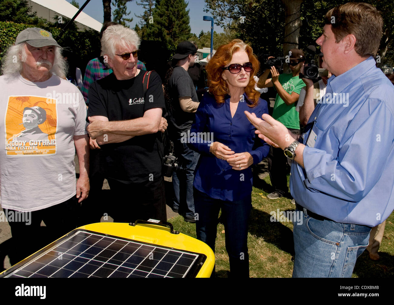 Aug. 06, 2011 - Mountain View, CA, USA - David Crosby, Graham Nash and ...