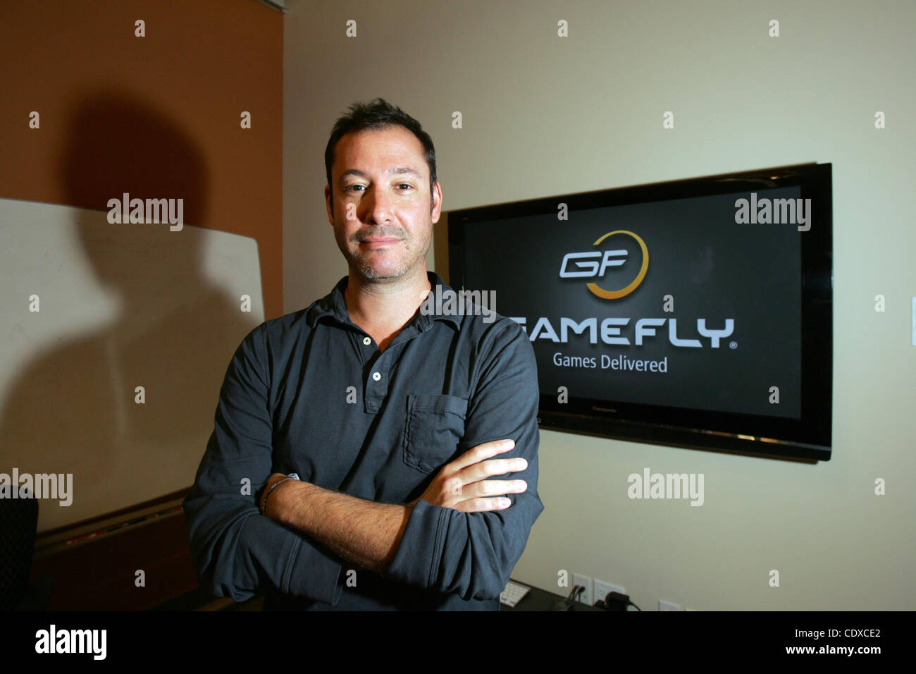 Sean Spector, co-founder of GameFly . (Photo by Ringo Chiu / Zuma Press ...
