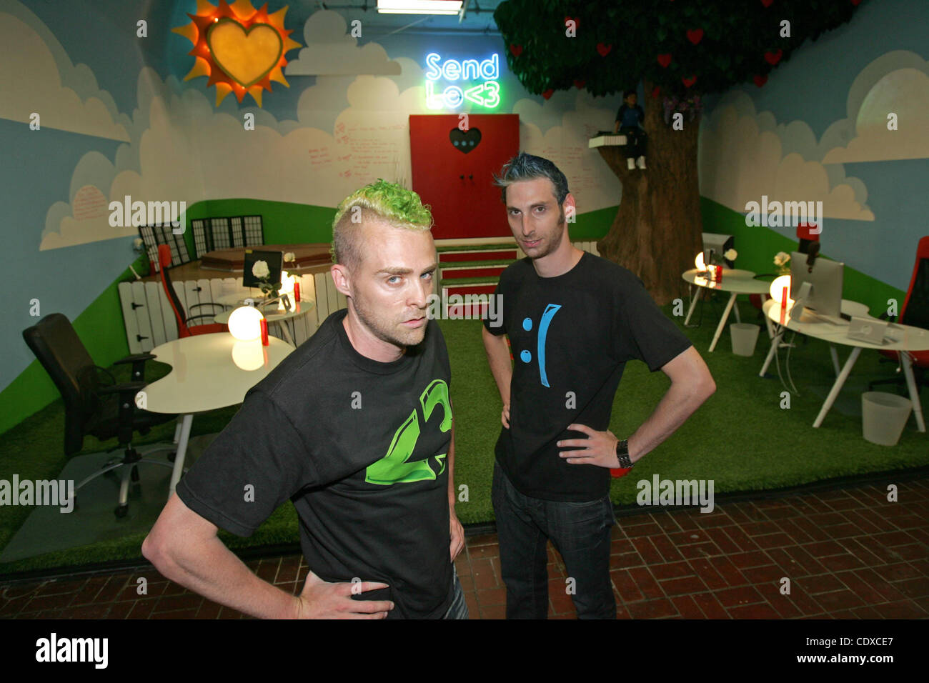 Chris Lyman and Corey Brundage, co-founders of SendLove. (Photo by ...