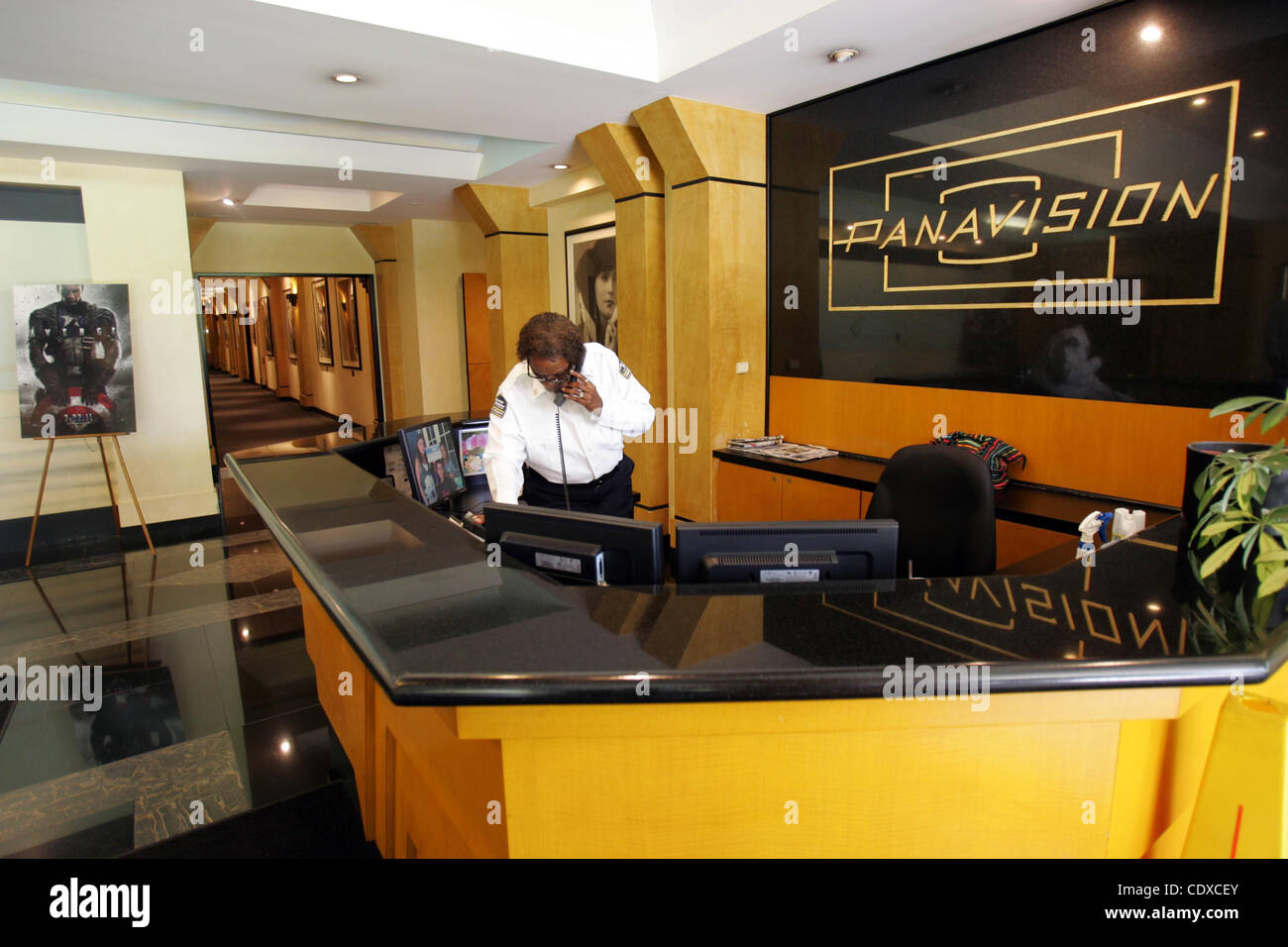 Exterior and interior shots of Panavision in Woodland Hills. (Photo by ...