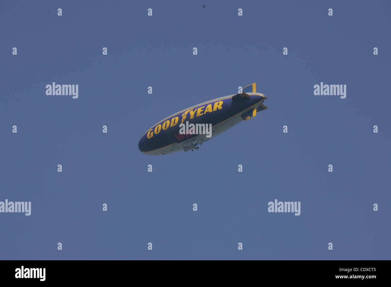 Sept. 30, 2011 - Los Angeles, California, U.S. - The Goodyear blimp ...