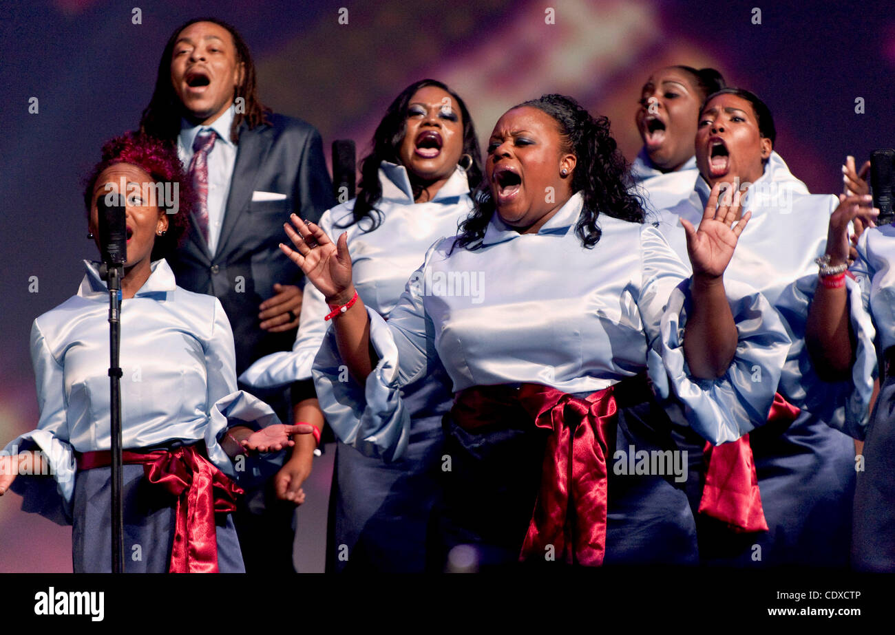 Oct. 01, 2011 - Los Angeles, CA, USA - The P.S.A.L.M.S. Choir from the ...