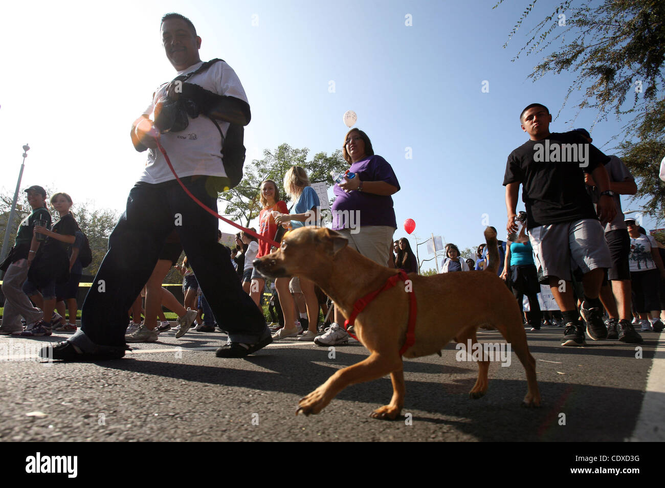Oct. 16, 2011 - Los Angeles, California, U.S. - Thousands people ...