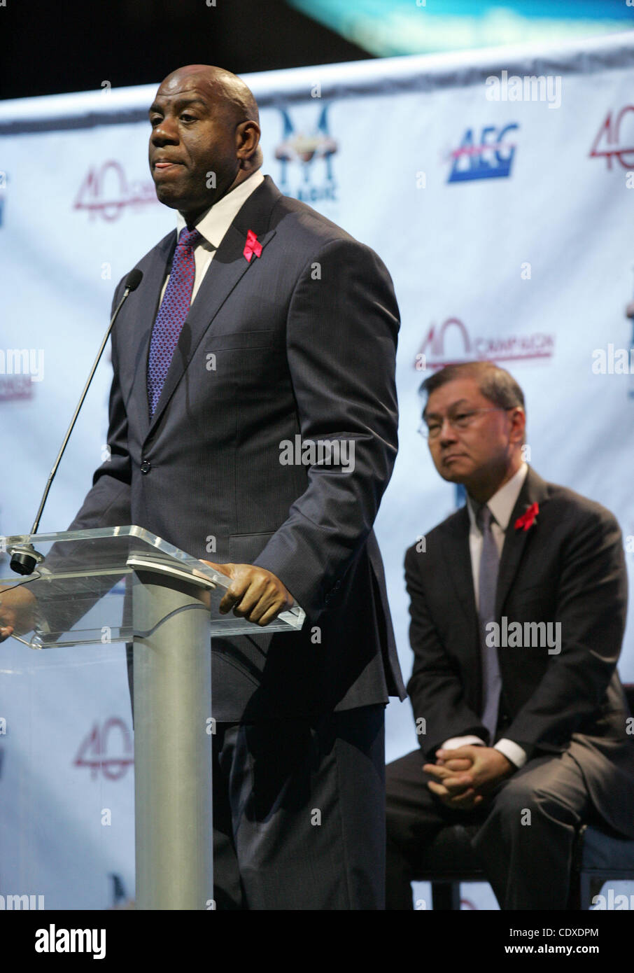 Nov. 7, 2011 - Los Angeles, California, U.S. - Dr. David Ho looks on as ...
