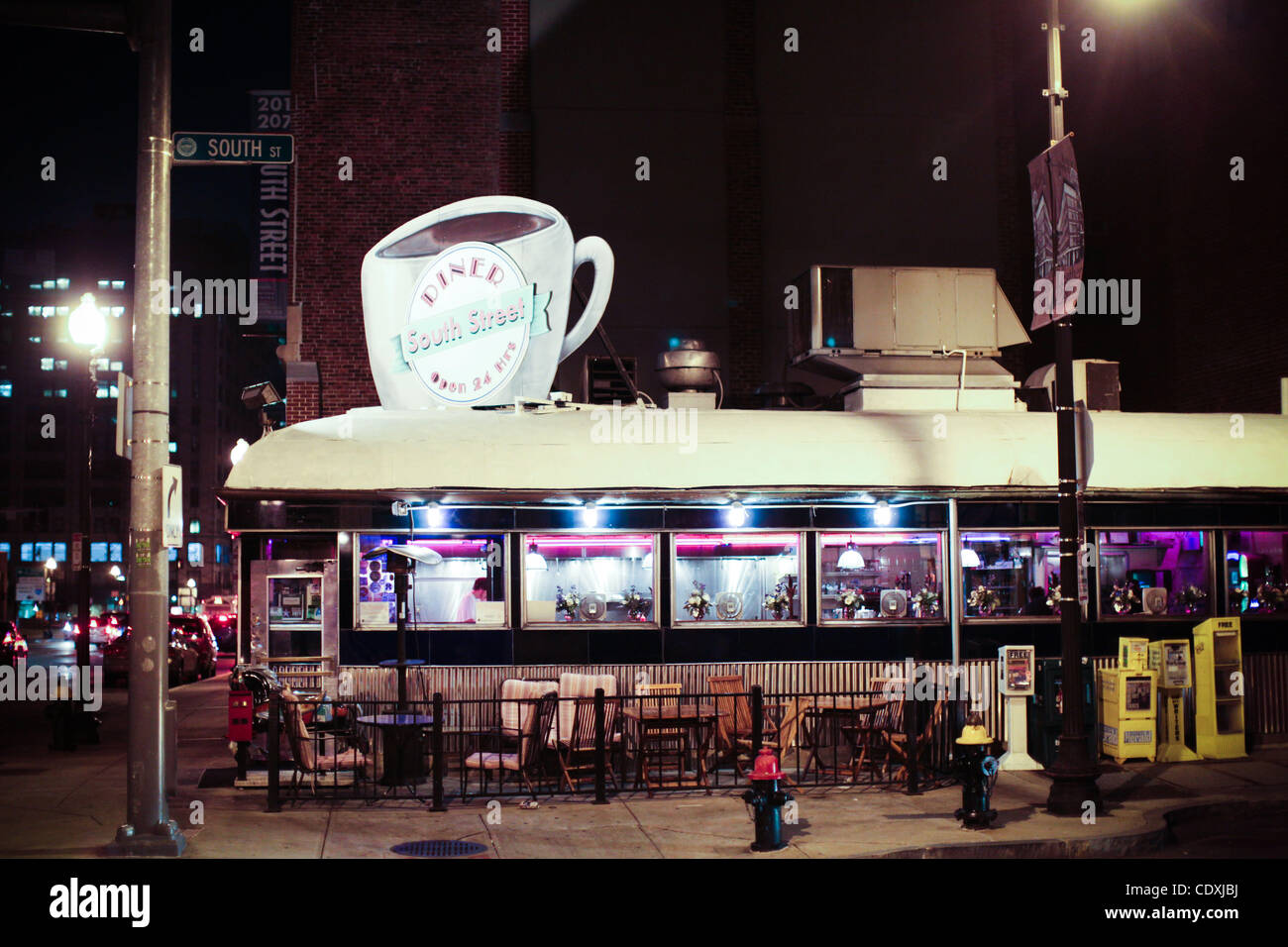The South Street Diner, formerly the Blue Diner, in Boston ...