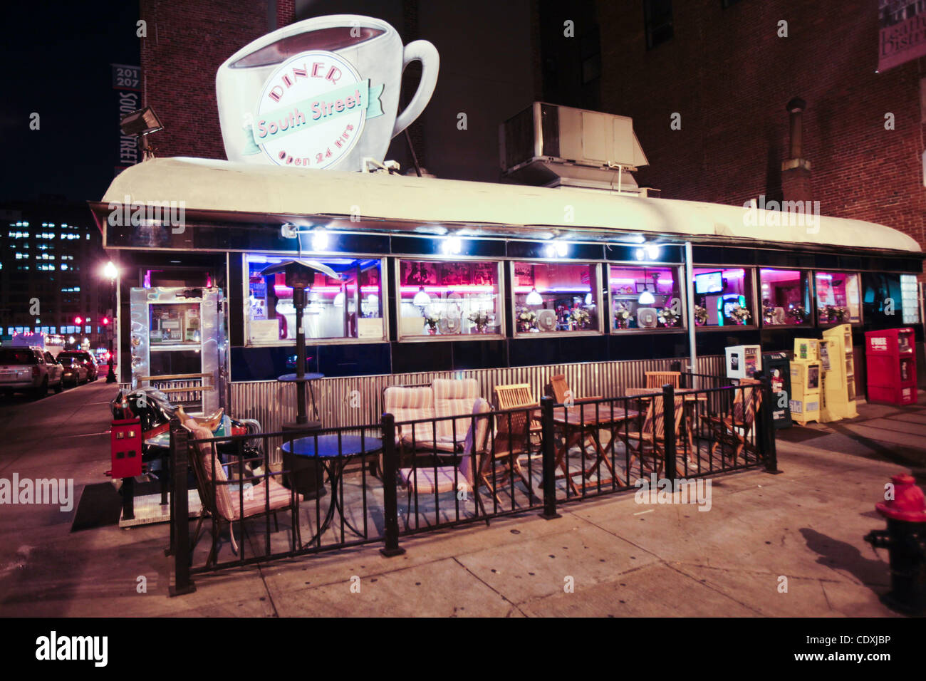 The South Street Diner, formerly the Blue Diner, in Boston ...